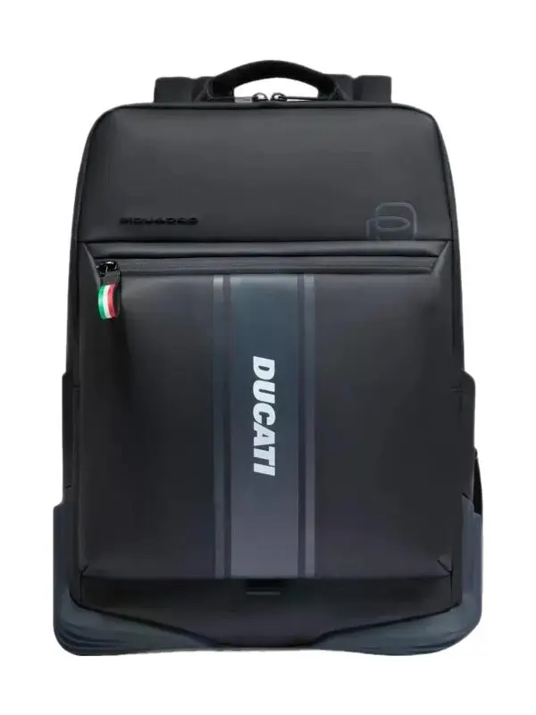 PIQUADRO Ducati Logo Detail Backpack - Black