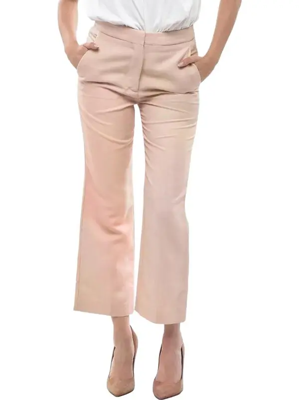 Stella McCartney Carlie Cropped-fit Trousers - Pink