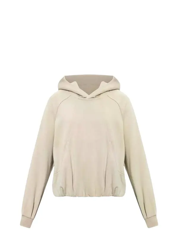 Moose Knuckles Logo-patch Raglan-sleeve Hoodie - Neutrals