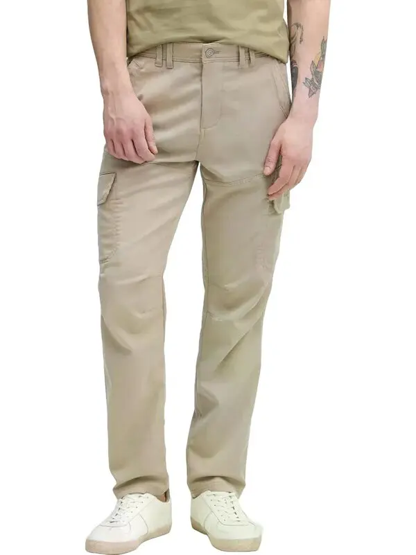 AERONAUTICA MILITARE Embroidered Logo Cargo Pants - Neutrals