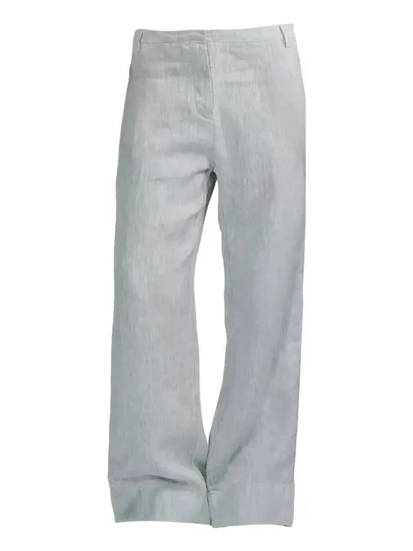 HANNES ROETHER Straight-leg Trousers - Grey
