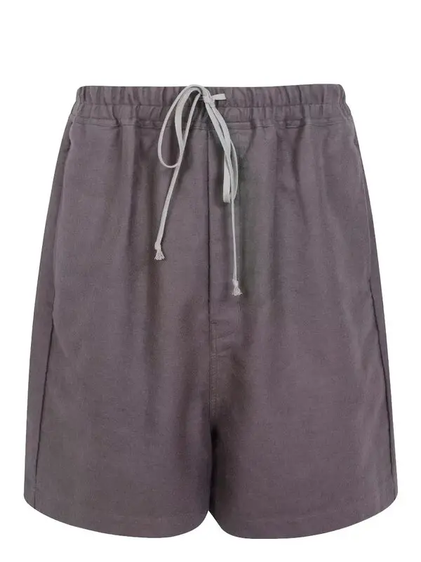 Rick Owens Faun Wide Leg Shorts - Grey