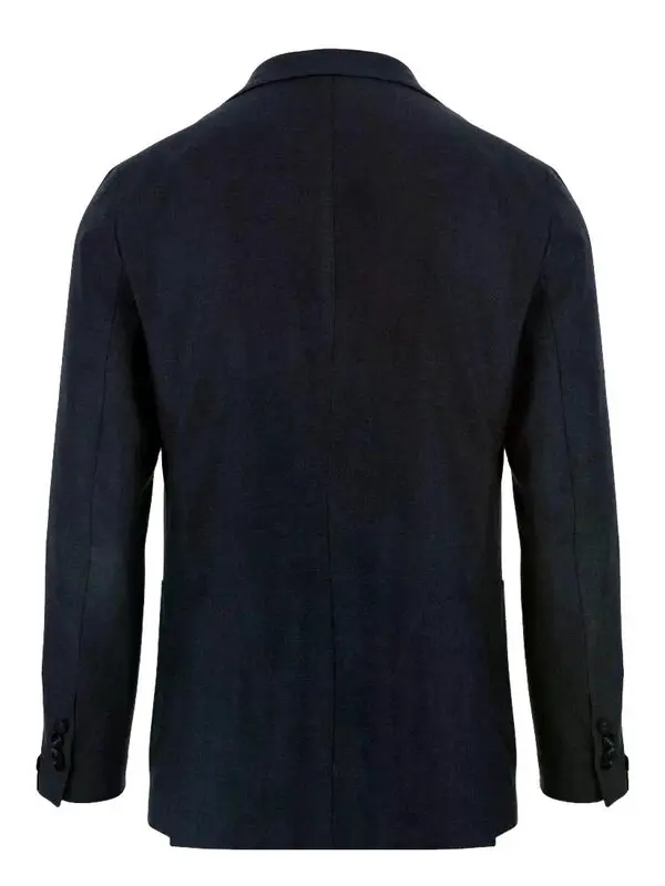 Tagliatore Single-breasted Patch-pocket Blazer - Blue