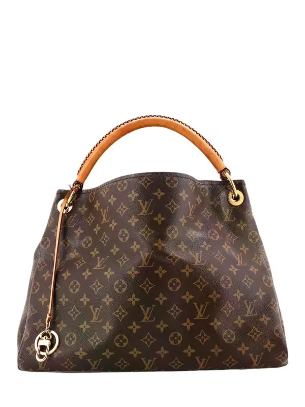 LOUIS VUITTON Artsy Monogram Canvas Mm Hobo Bag - Brown