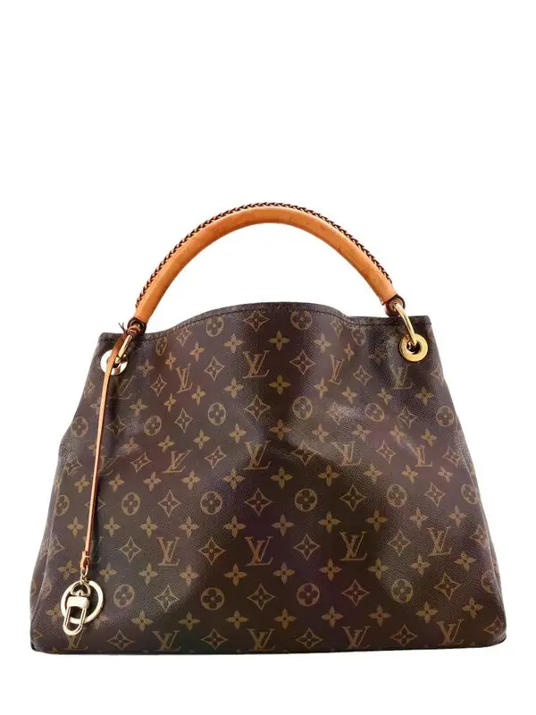 LOUIS VUITTON Artsy Handbag Monogram Canvas Mm Hobo Bag - Brown