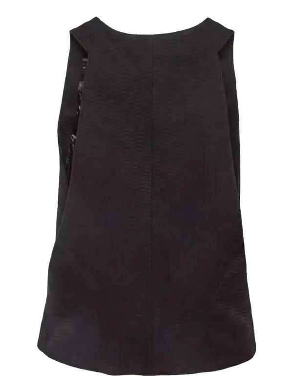 Alaïa Alveole Double Vest - Black