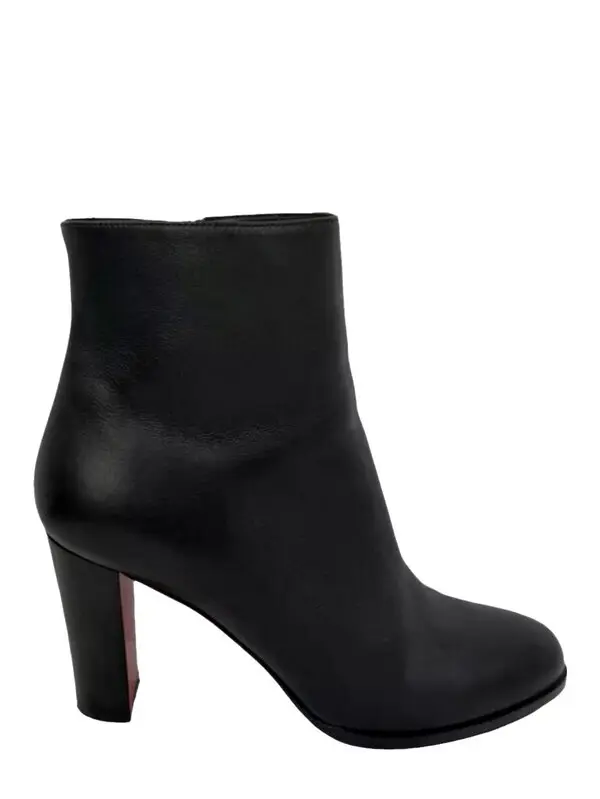 CHRISTIAN LOUBOUTIN Adox 85 Ankle Leather Boots - Black