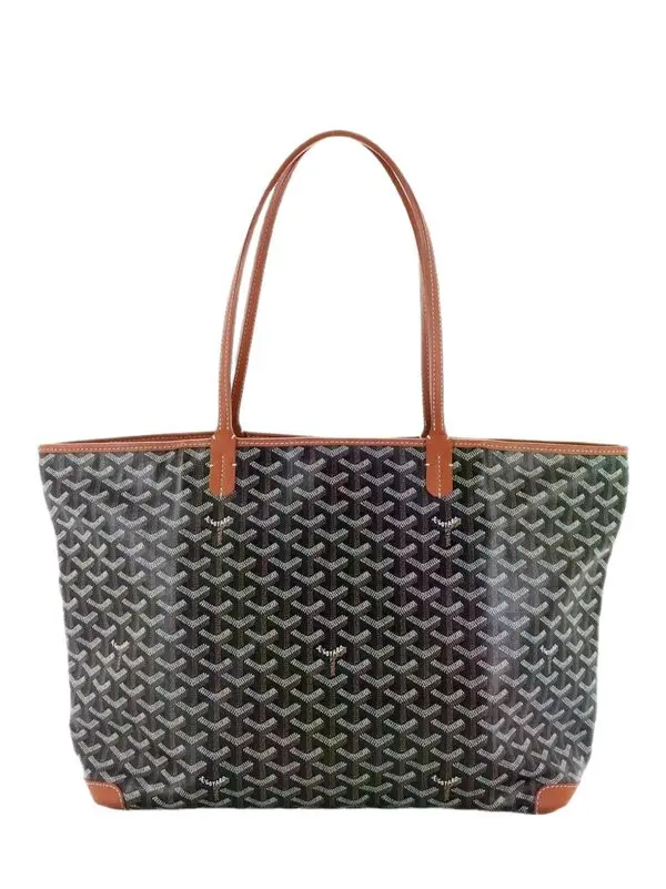 Goyard Artois Tote Coated Canvas Mm Shoulder Bag - Brown