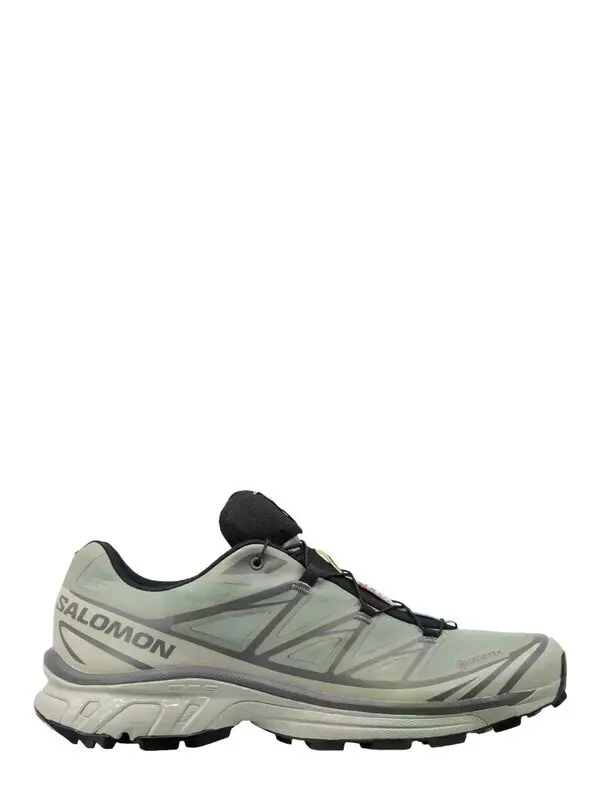 SALOMON Silver Sage Logo Detail Sneakers - Neutrals