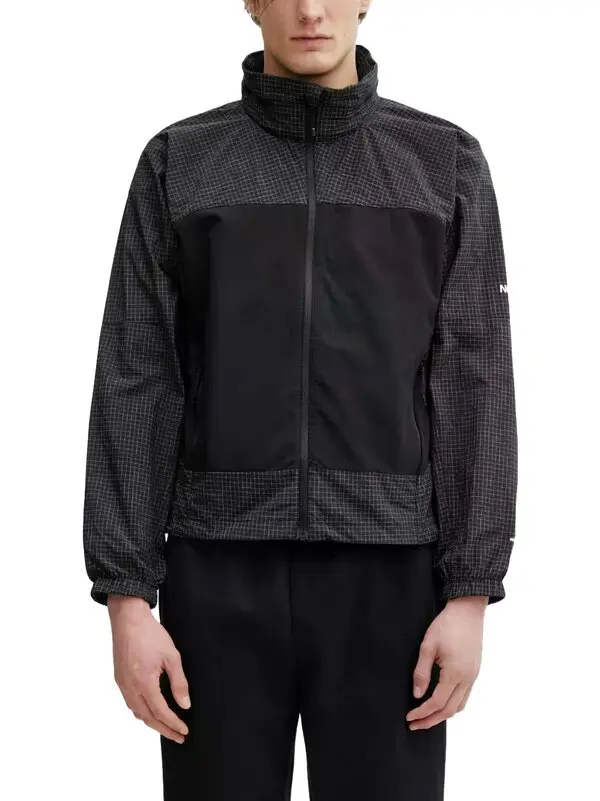 The North Face Checked Panel Jacket - Black