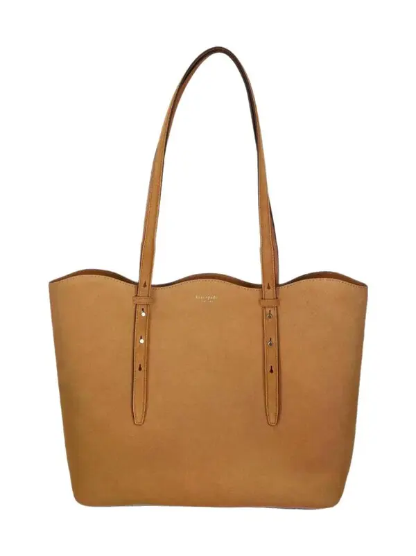Kate Spade New York Suede Shoulder Bag - Neutrals