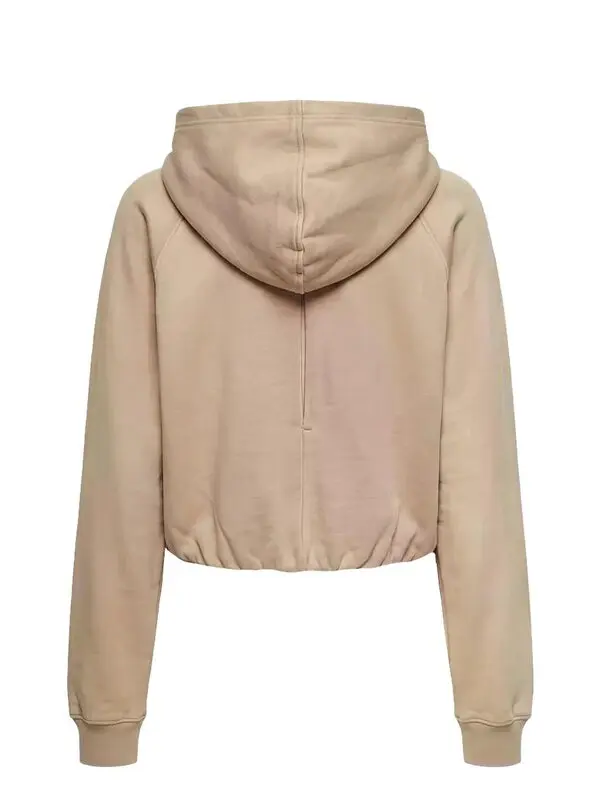 Sportmax Zip-up Drawstring Hoodie - Neutrals