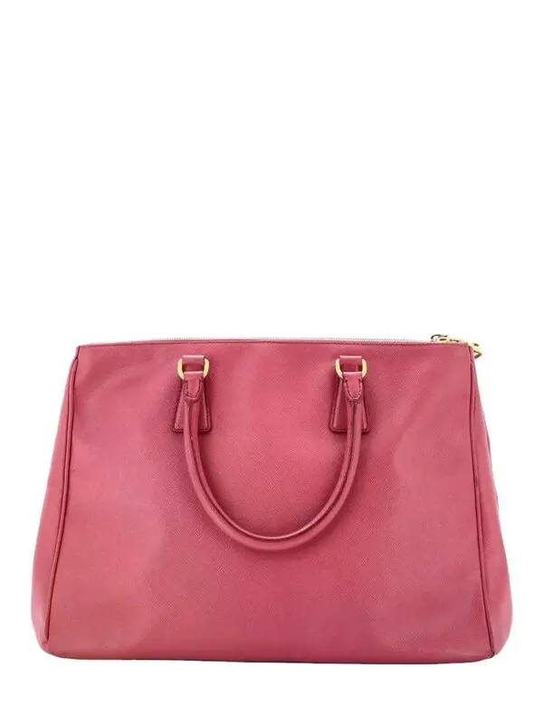 Prada Saffiano Leather Large Tote Bag - Pink