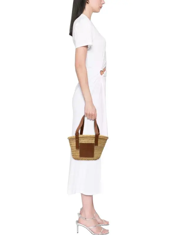 Loewe Raffia Anagram Basket Tote - Neutrals