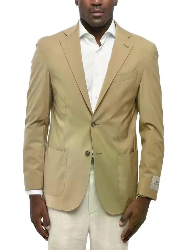 Corneliani Single-breasted Patch-pocket Blazer - Neutrals