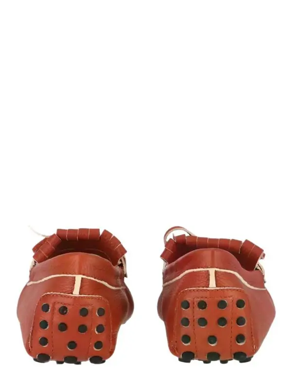 TOD'S Fringed Gommino Loafers - Brown