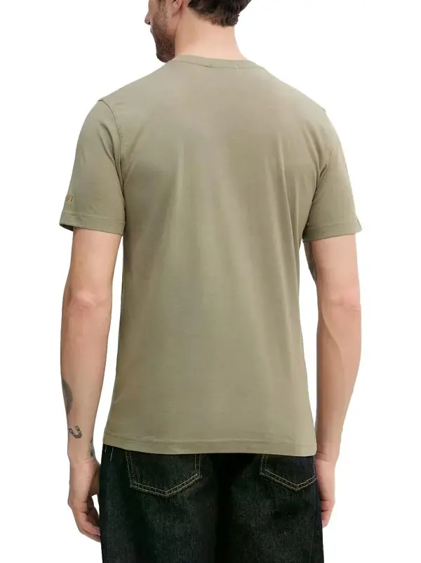 AERONAUTICA MILITARE Logo-patch Crew-neck T-shirt - Green