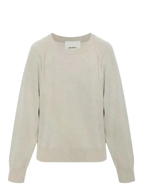 LISA YANG Cambie Cashmere Sweater - Neutrals