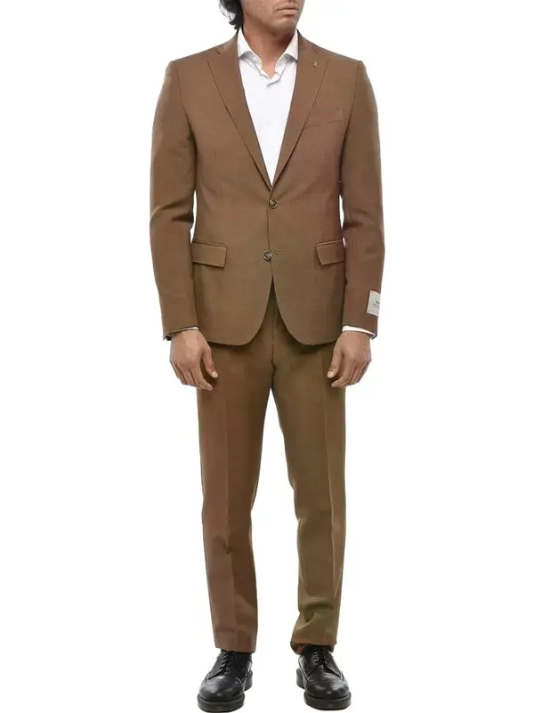Corneliani Cc Collection Single-breasted Suit - Brown