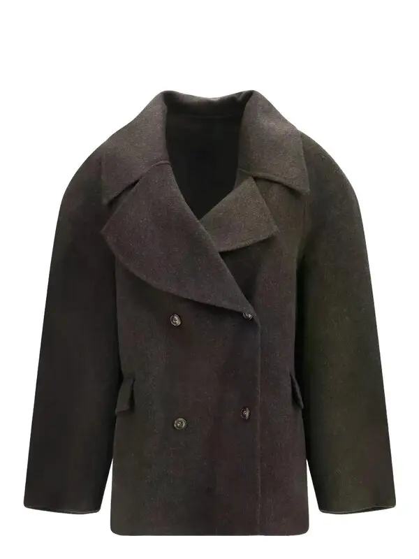 Loulou De Saison Double-breasted Peak-lapel Coat - Brown