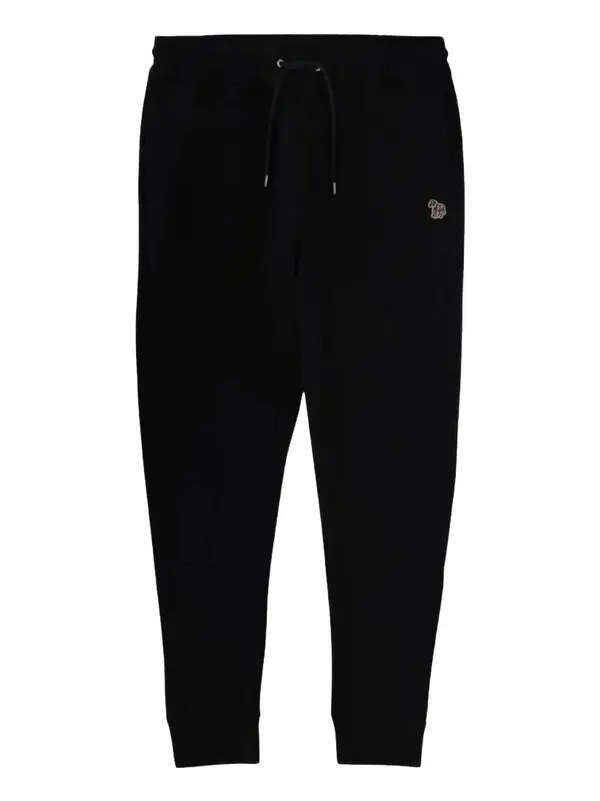 MPS Zebra-patch Track Pants - Black