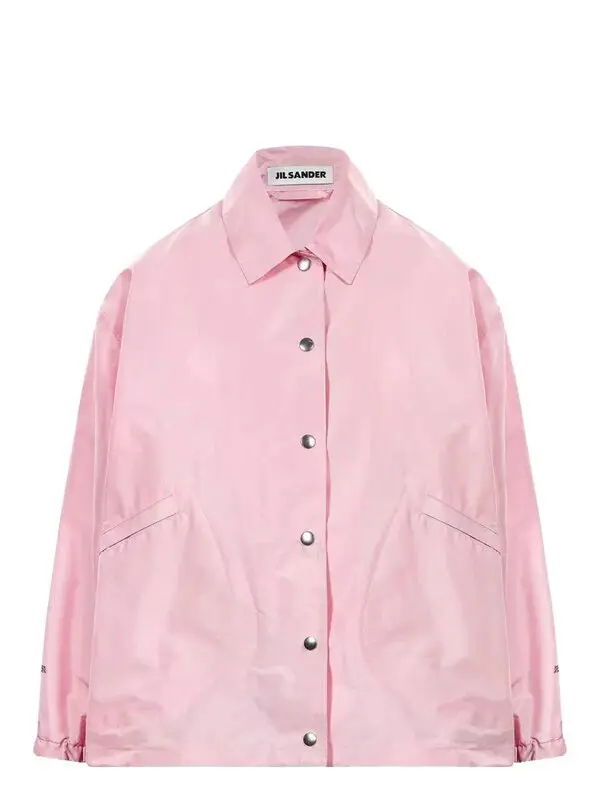 JIL SANDER Technical Faille Blouson - Pink