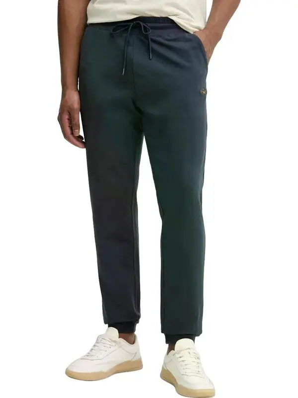 AERONAUTICA MILITARE Logo-embroidered Drawstring Track Pants - Blue