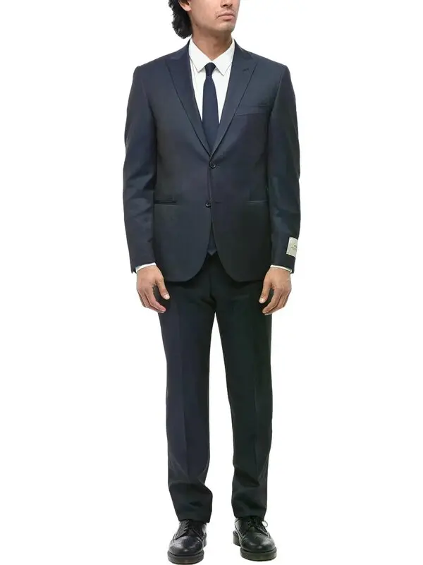 Corneliani Single-breasted Peak-lapel Suit - Blue