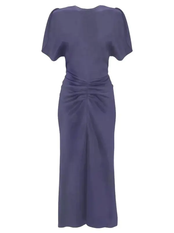 Victoria Beckham Bela Midi Dress - Blue