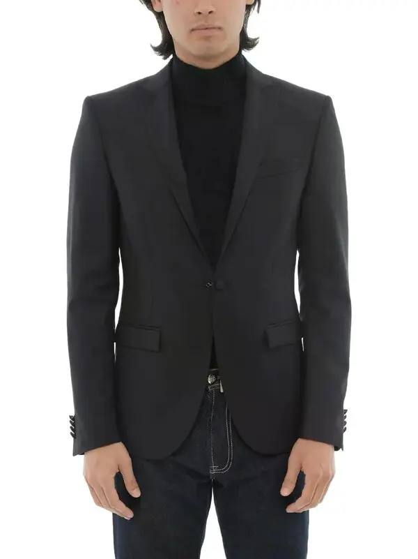 Corneliani Single-breasted Blazer - Blue