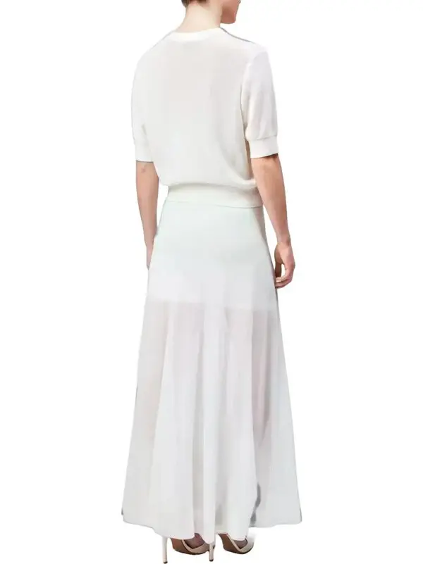 DRYKORN Fine-knit Short-sleeve T-shirt - White