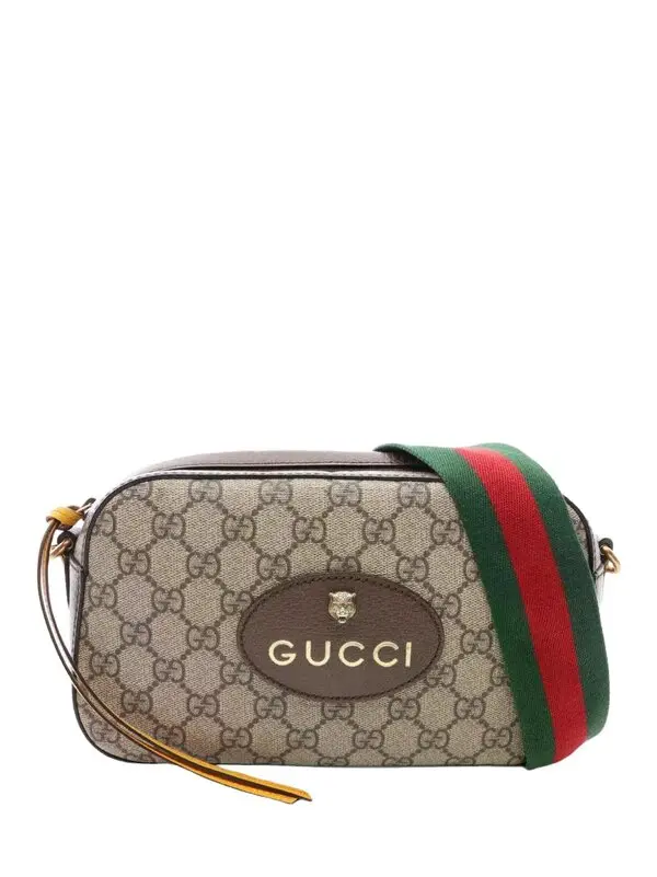 Gucci Gg Supreme Neo Shoulder Bag - Neutrals
