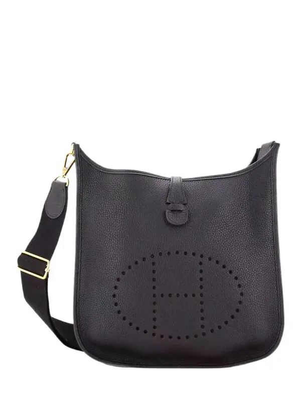 Hermès Evelyne Gen Iii Clemence Pm Crossbody Bag - Black