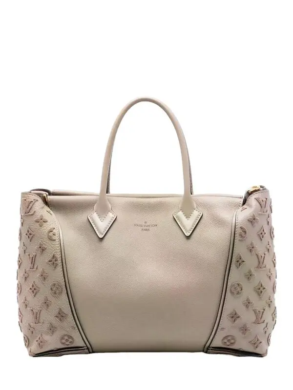 LOUIS VUITTON Monogram Embossed Tote Bag - Neutrals