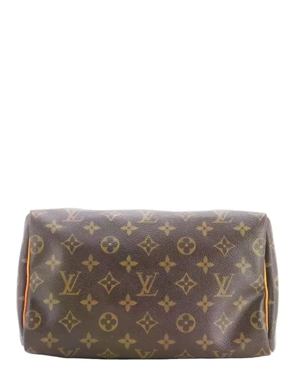 LOUIS VUITTON Speedy Handbag Monogram Canvas 25 Satchel - Brown