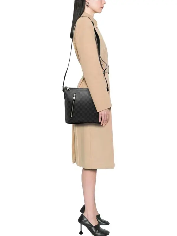 LOUIS VUITTON Damier Graphite Mick Pm Crossbody Bag - Black