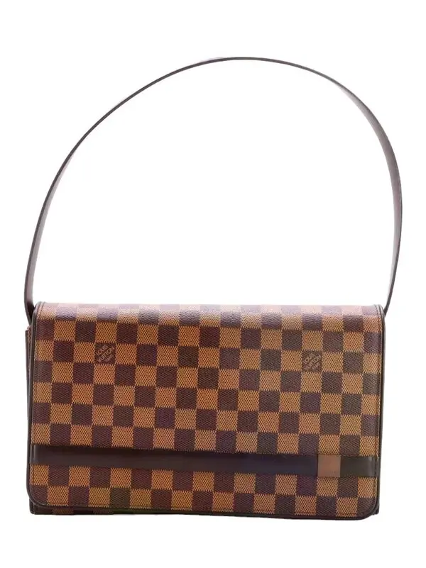 LOUIS VUITTON Tribeca Handbag Damier Long Shoulder Bag - Brown
