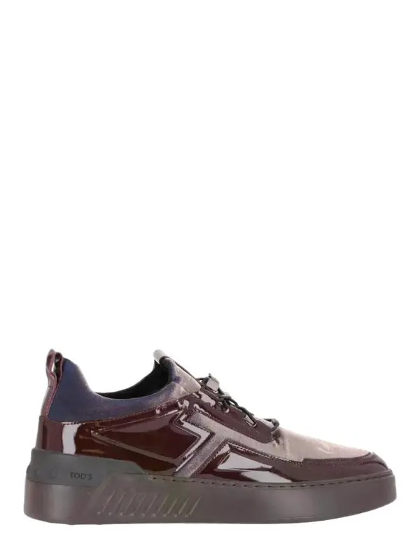 TOD'S Patent Leather Sneakers - Red