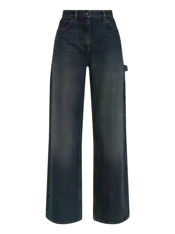 COURREGES Retro Denim Baggy Pants - Blue
