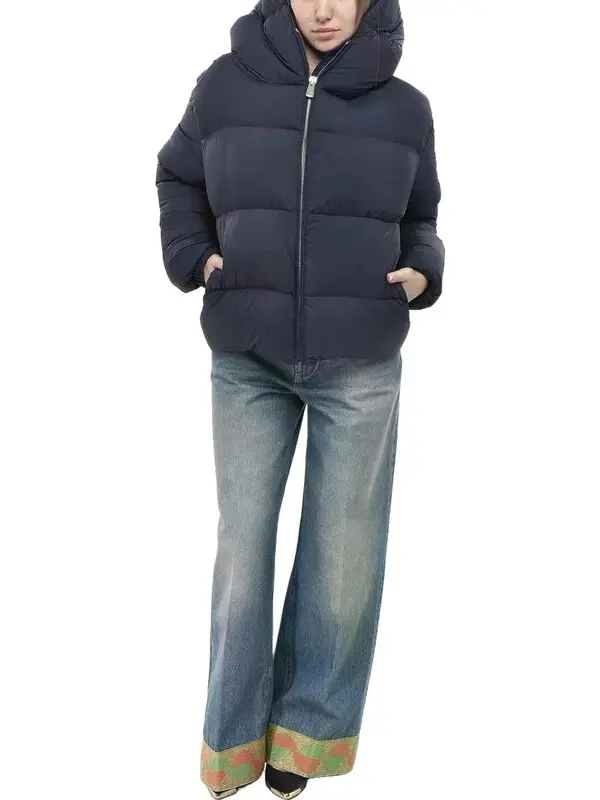 Bacon Cloud Quilted Puffer Jacket - Blue