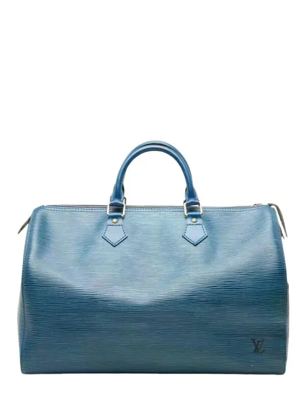 LOUIS VUITTON Epi Speedy 35 Boston Bag - Blue