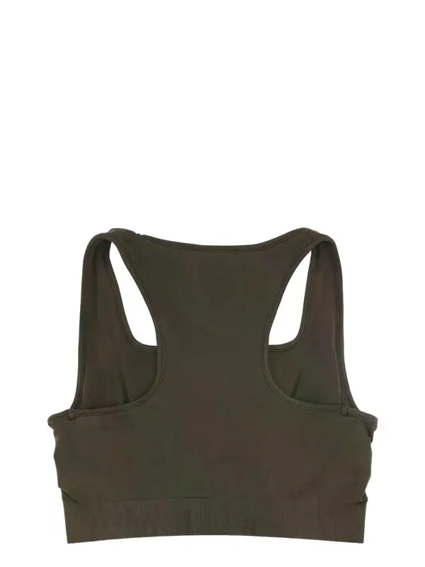 PANGAIA Seamless Cut-out Sports-bra - Brown