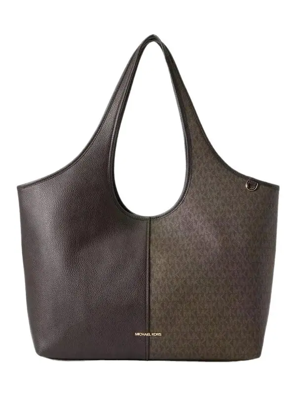 Michael Kors Henly Large Signature Logo Tote Bag - Brown