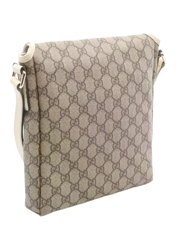 Gucci 2000s Gg Supreme Crossbody Bag - Neutrals