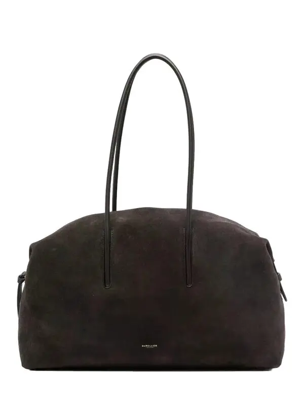 DEMELLIER Stockholm Suede Shoulder Bag - Brown
