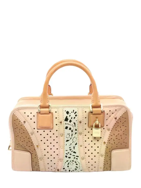 Loewe Amazona 28 Perforated Tote Bag - Neutrals