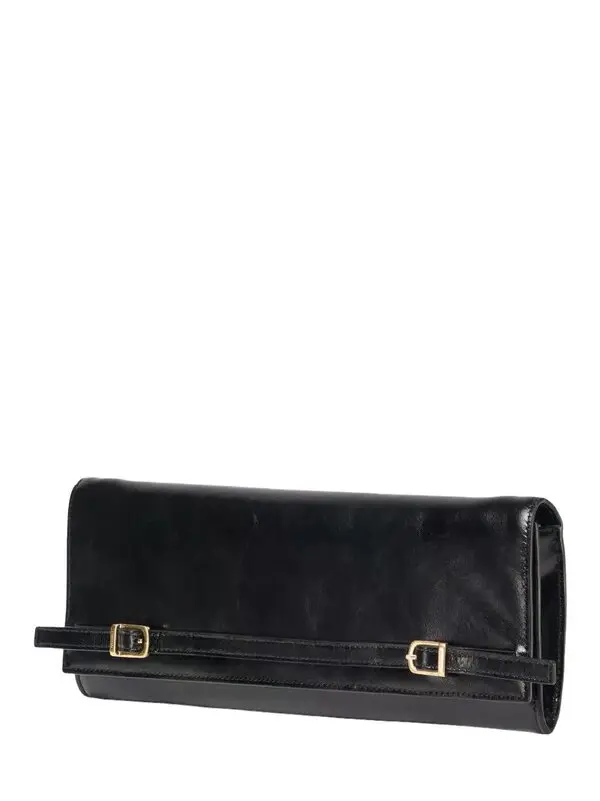Simkhai River East West Leather Clutch - Black