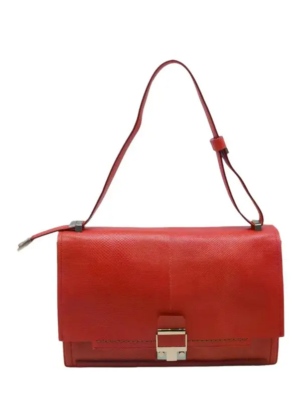 LANVIN 2012 Partition Shoulder Bag - Red
