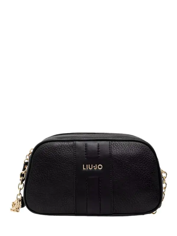 Liu Jo Small Pebbled-effect Shoulder Bag - Black