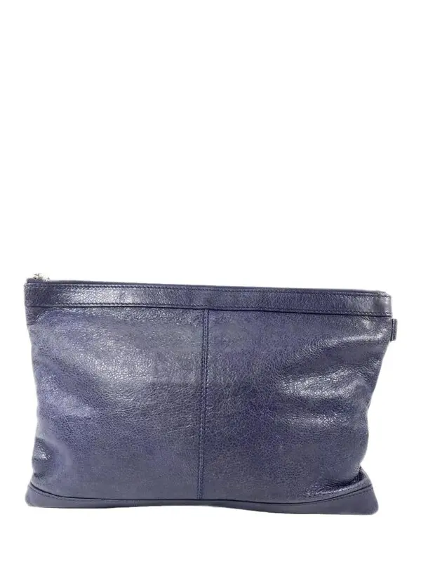 Balenciaga Motocross Classic Clutch Bag - Blue